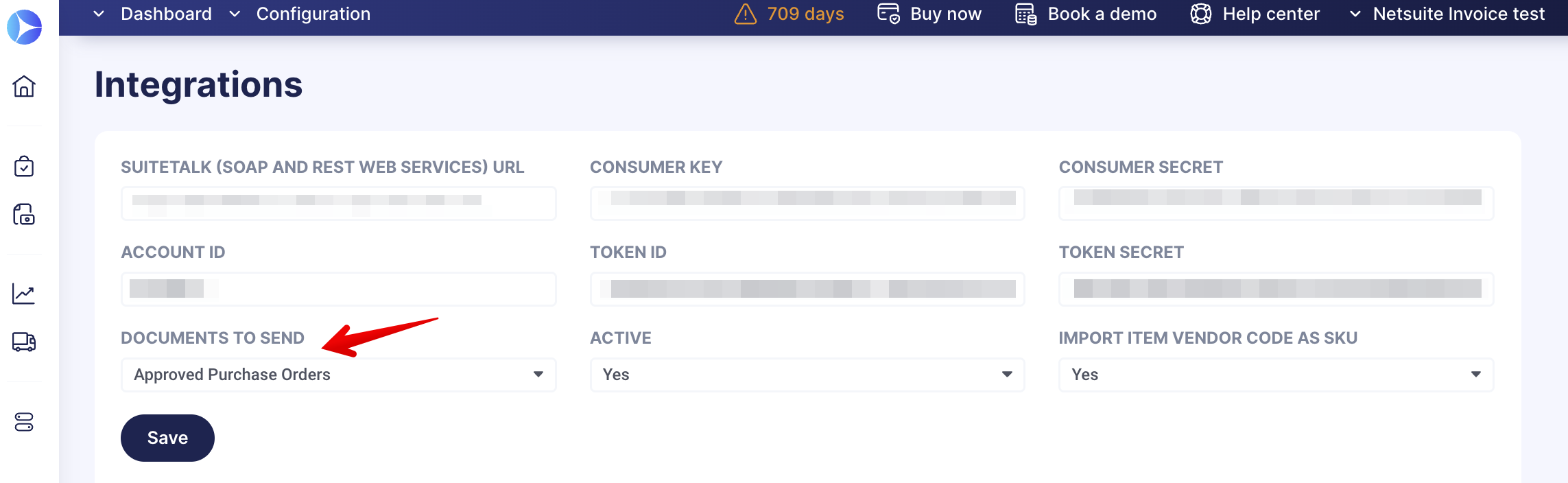 NetSuite Purchase Orders Integration